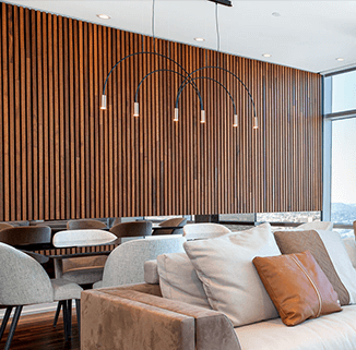 Natural Oak Wood Wall Panels - 100% Real Oak Finish - Wood Panel Wall USA