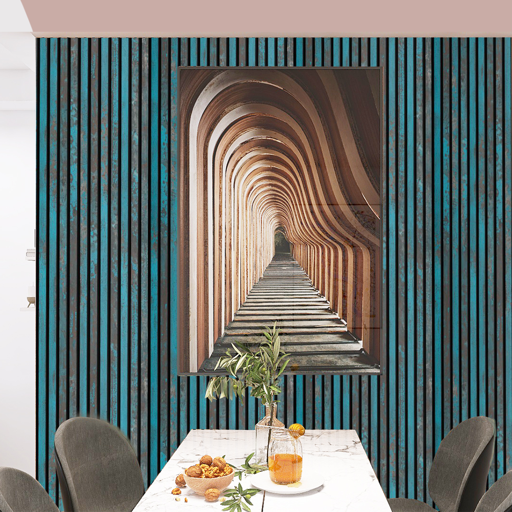 Oxide Blue Wood Panel | 8ft 2 Pack Free Delivery