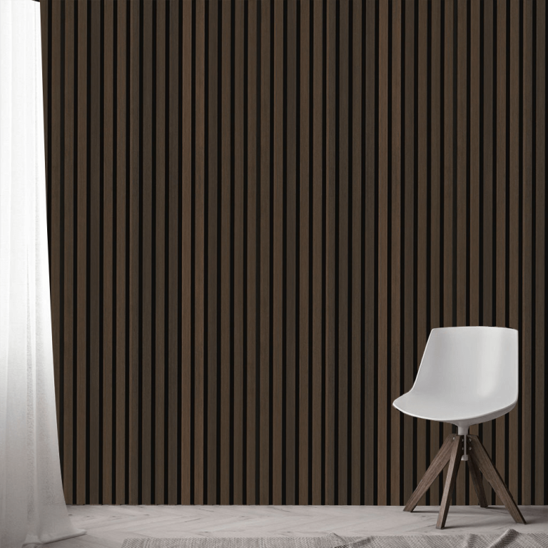 Brown Oak Smoke Wood Panel Wall – 100% Real Oak Finish - Wood Panel ...
